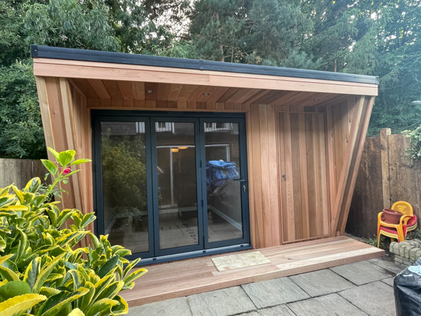 Garden Room with Shed Built Within Three Boundaries - The Garden Room ...