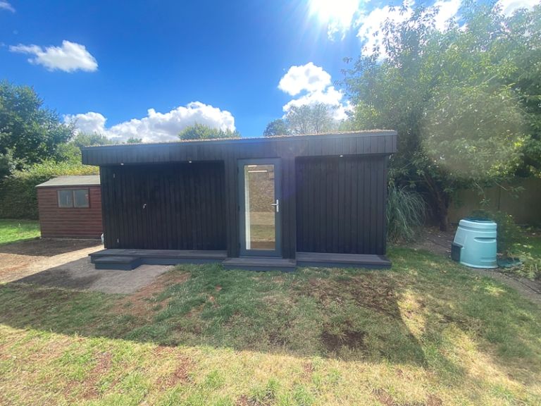 Soundproof studio with secret storage - The Garden Room & Annexe Guide