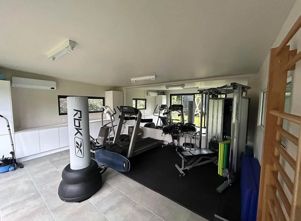 Garden Gym with Infinity Pool
