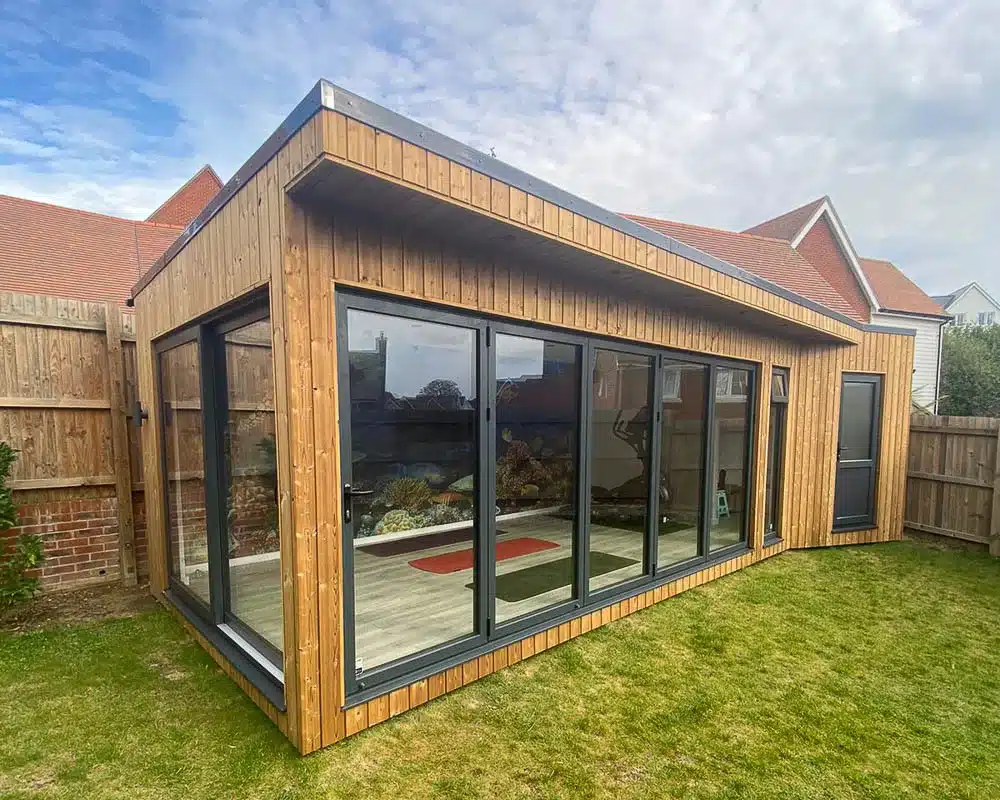 Bespoke Gym with Storage: Designed to Follow the Fence Line