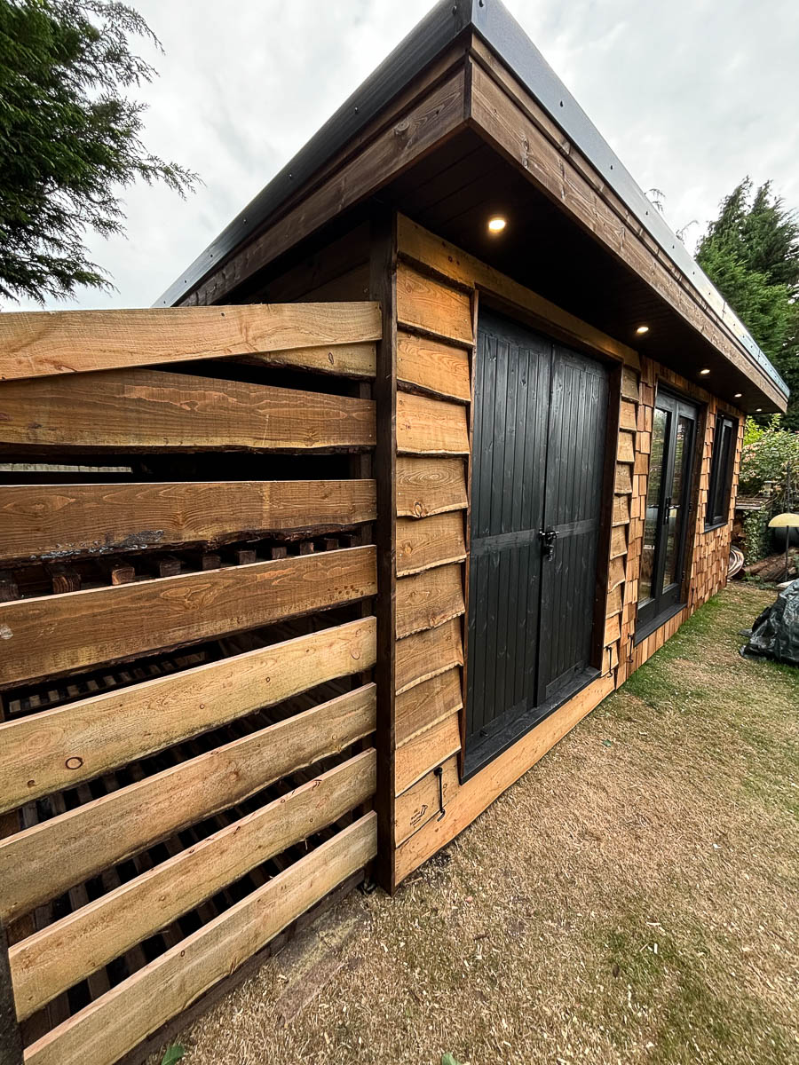Rustic Realities Garden Office with Storage