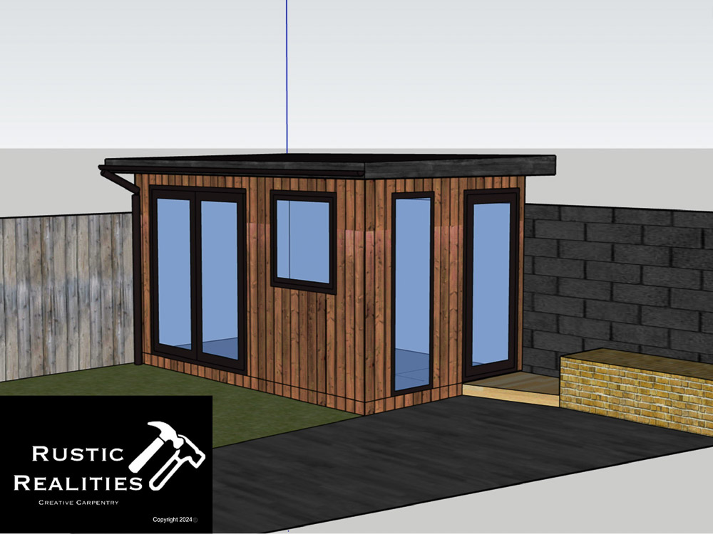 A Bespoke Garden Room Designed to Maximise an Awkward Corner