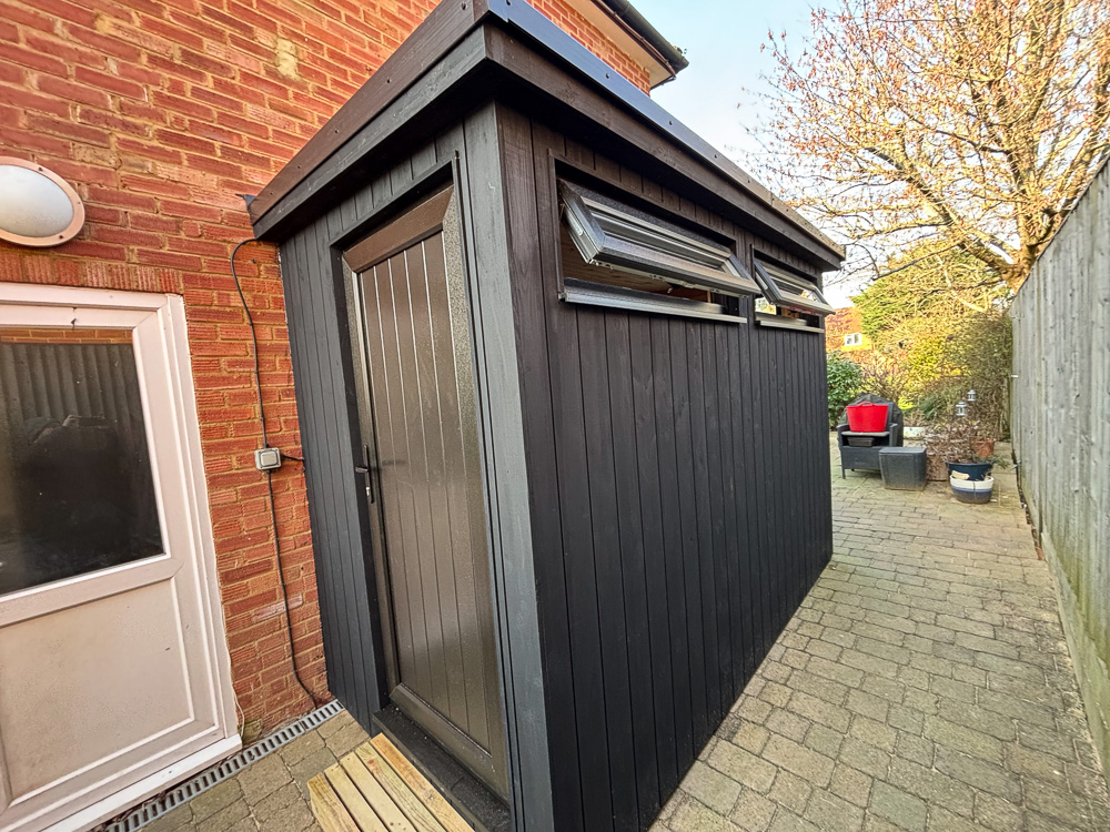 Lean-to Garden Office by Rustic Realities - The Garden Room & Annexe Guide