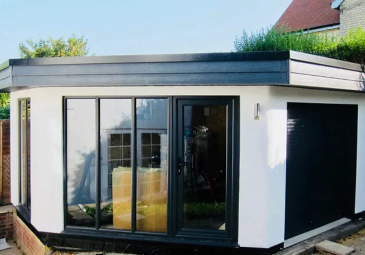 Old garage to insulated garden room
